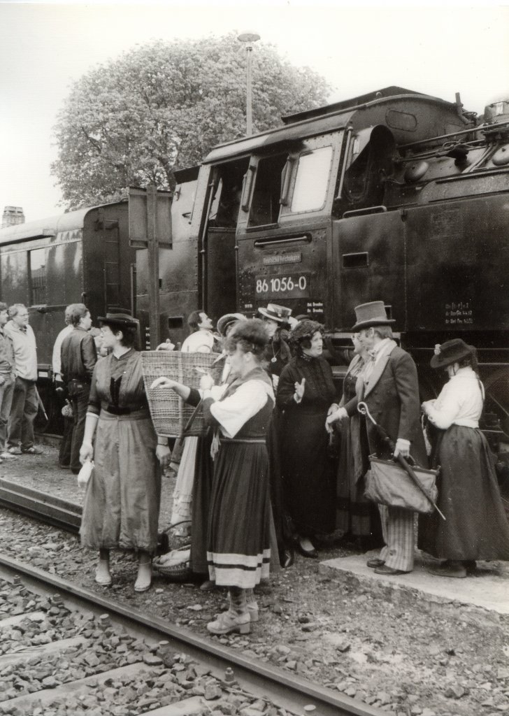 BR 86 In Bad Berka Sonderfahrt Vor 1989 Bahnen in thueringen